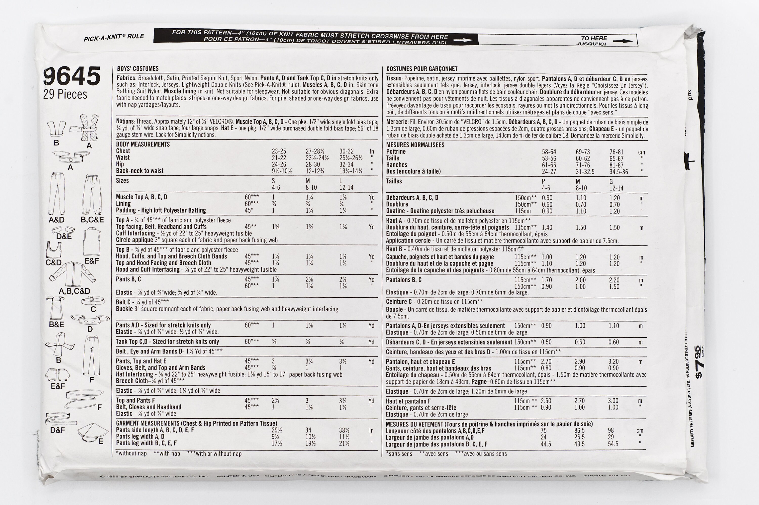 Simplicity Costumes Sewing Pattern for Kids 9645, Halloween Costumes ...