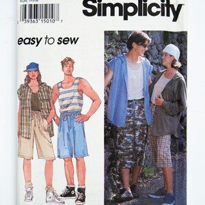 Simplicity Sewing Pattern 8847, Easy to Sew, Misses', Men's, Teen Boys ...