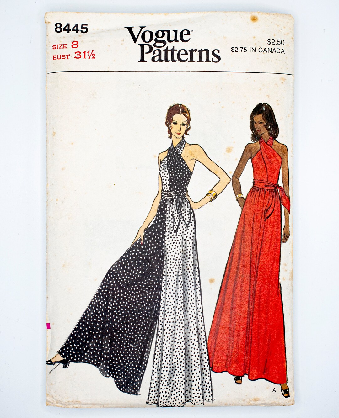 Vogue Sewing Pattern 8445, Vintage Pattern, Misses' Dress, Pantdress ...