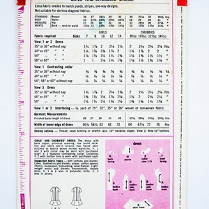 Simplicity Sewing Pattern 8948, Vintage Pattern, Girls' and Chubbies ...