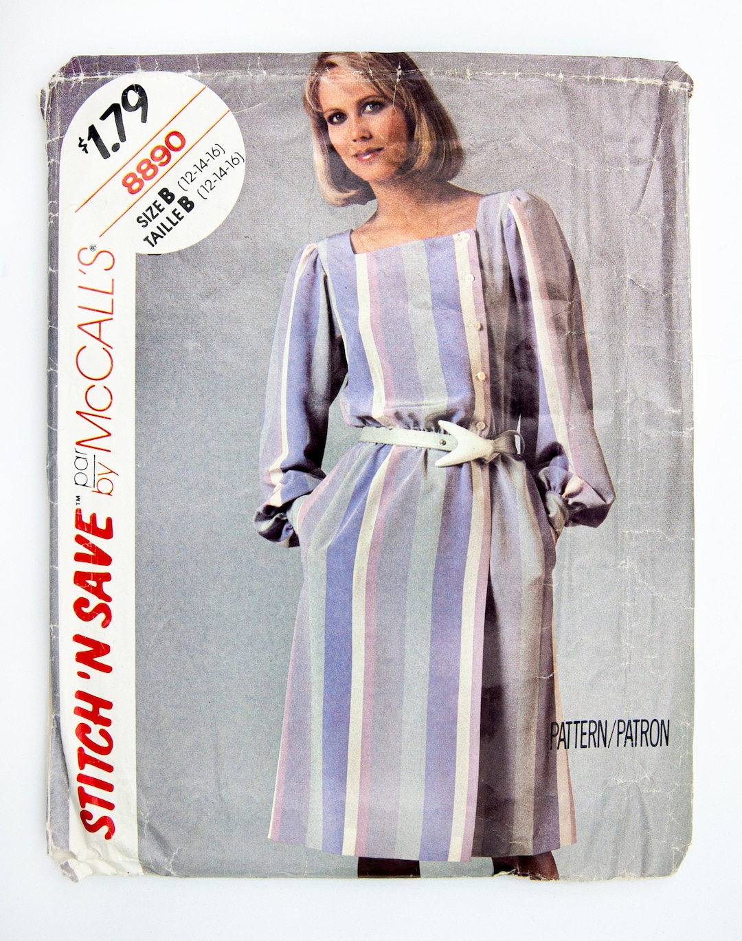 Stitch and Save Sewing Pattern 8890, Mccall's, Misses' Dress, Vintage ...