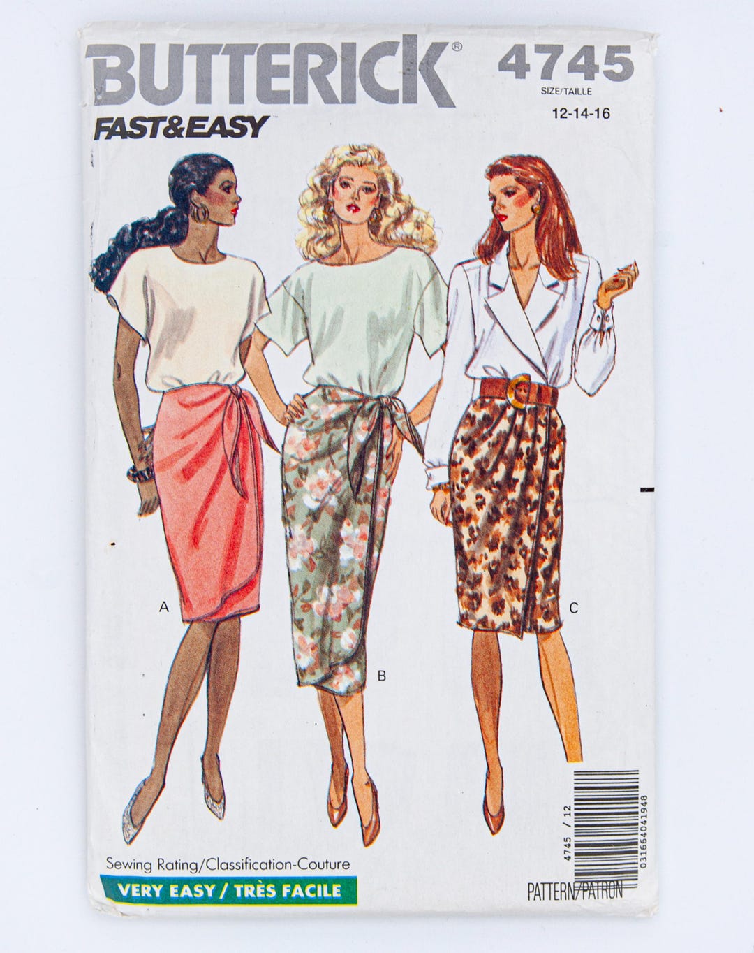 Butterick Sewing Pattern 4745, Misses' Skirt, Easy to Sew, Fast and ...
