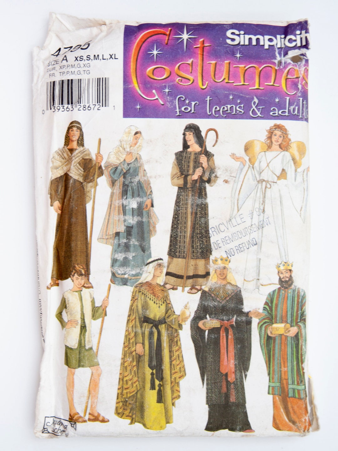 Simplicity Costumes Sewing Pattern 4795, Halloween Costumes for Adults ...
