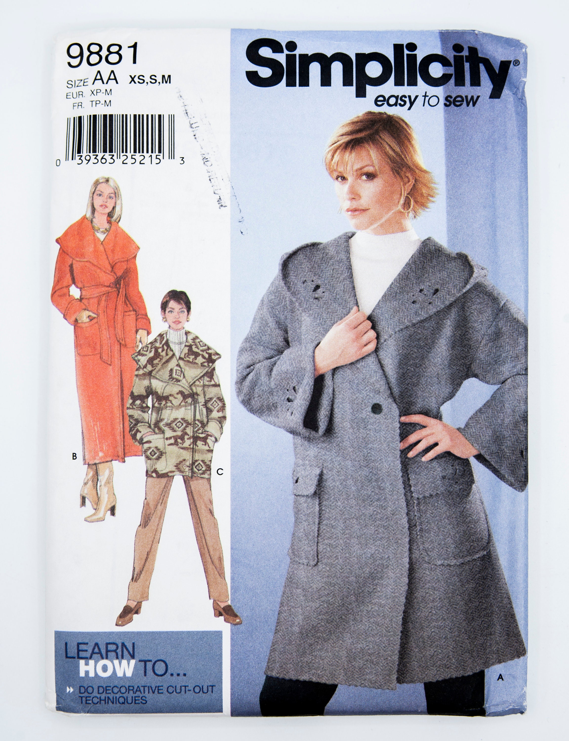Simplicity Sewing Pattern 9881 Easy to Sew Misses' Wrap - Etsy