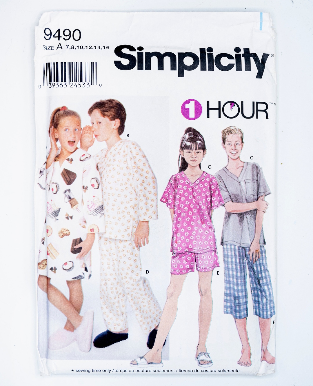 Simplicity Sewing Pattern 9490, Easy to Sew, Boys'/girls' Pants, Shorts ...