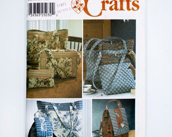 Tote Bags Backpack Purse Cosmetic Bag Simplicity 9779 Sewing Pattern ...