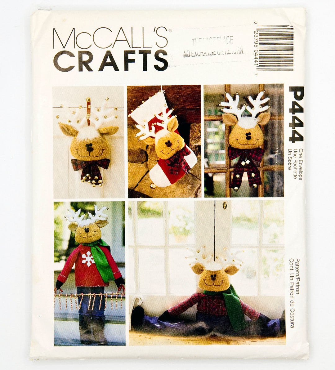 Mccall's Crafts Sewing Pattern P444, Christmas Decoration, Vintage ...