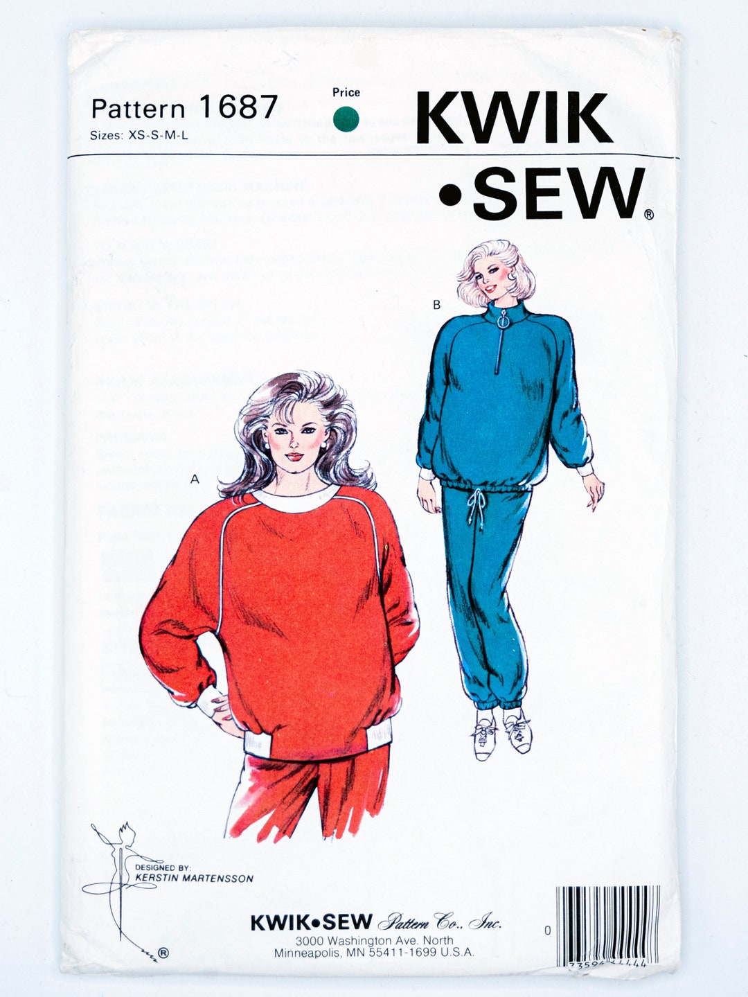 Kwik Sew Sewing Pattern 1687, Vintage Pattern, Misses' Maternity ...