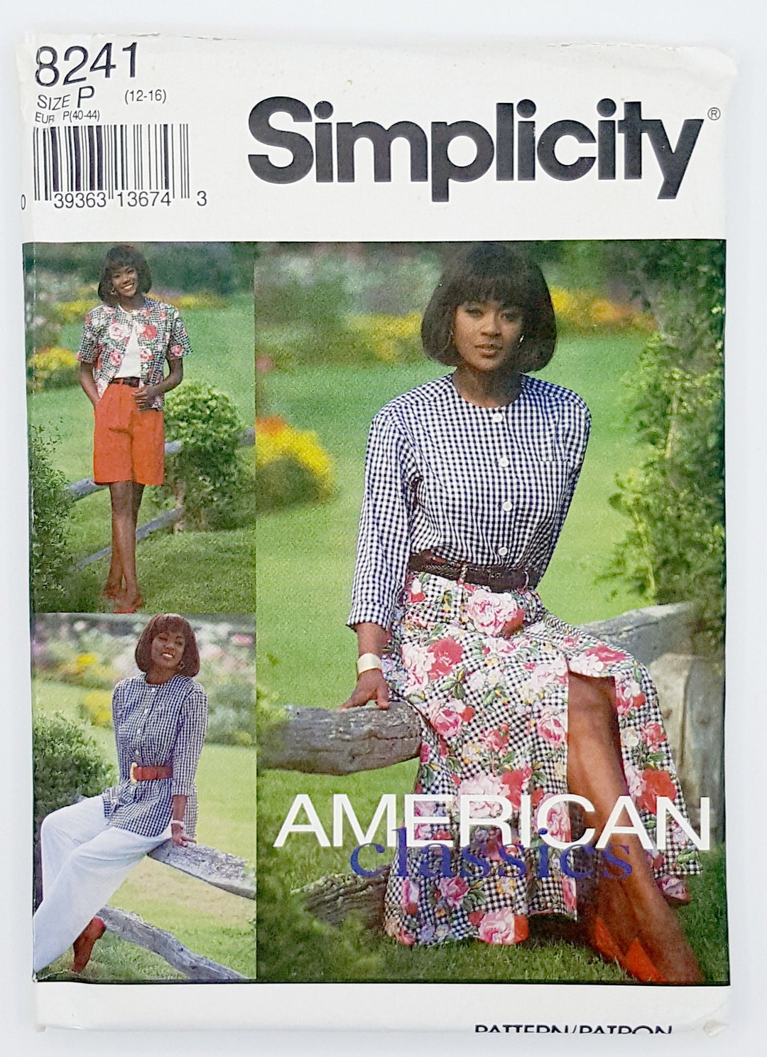 Simplicity Sewing Pattern 8241, Misses' Tunic or Top, Skirt, Pull on ...