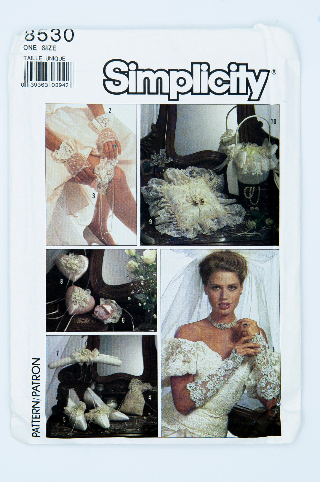 Simplicity Accessories Sewing Pattern 8530, Vintage Pattern, Wedding ...