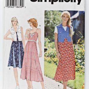 Simplicity Sewing Pattern 7051, Size N 10-14, UNCUT, 1996 - Etsy