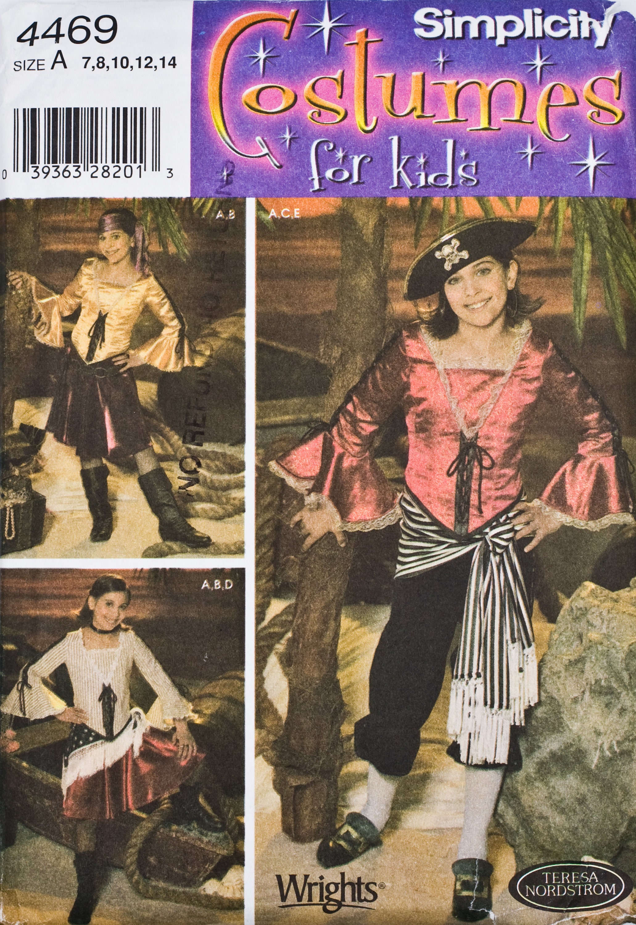 Simplicity Costumes Sewing Pattern 4469, Halloween Costumes for Kids ...
