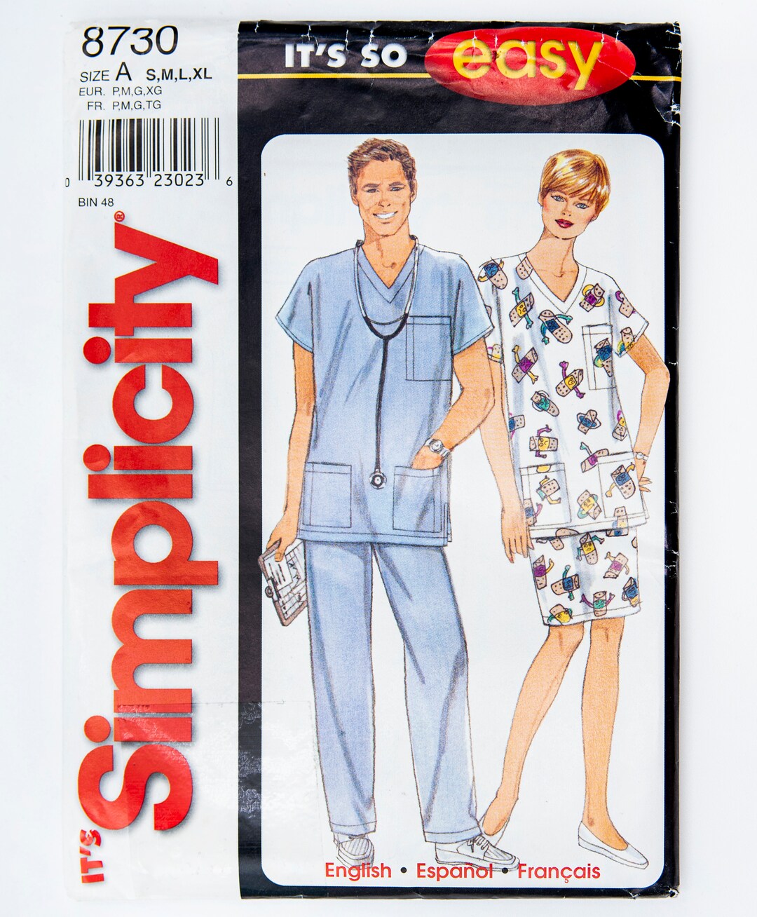 Simplicity Sewing Pattern 8730, Misses' /men's /teens' Top, Skirt ...
