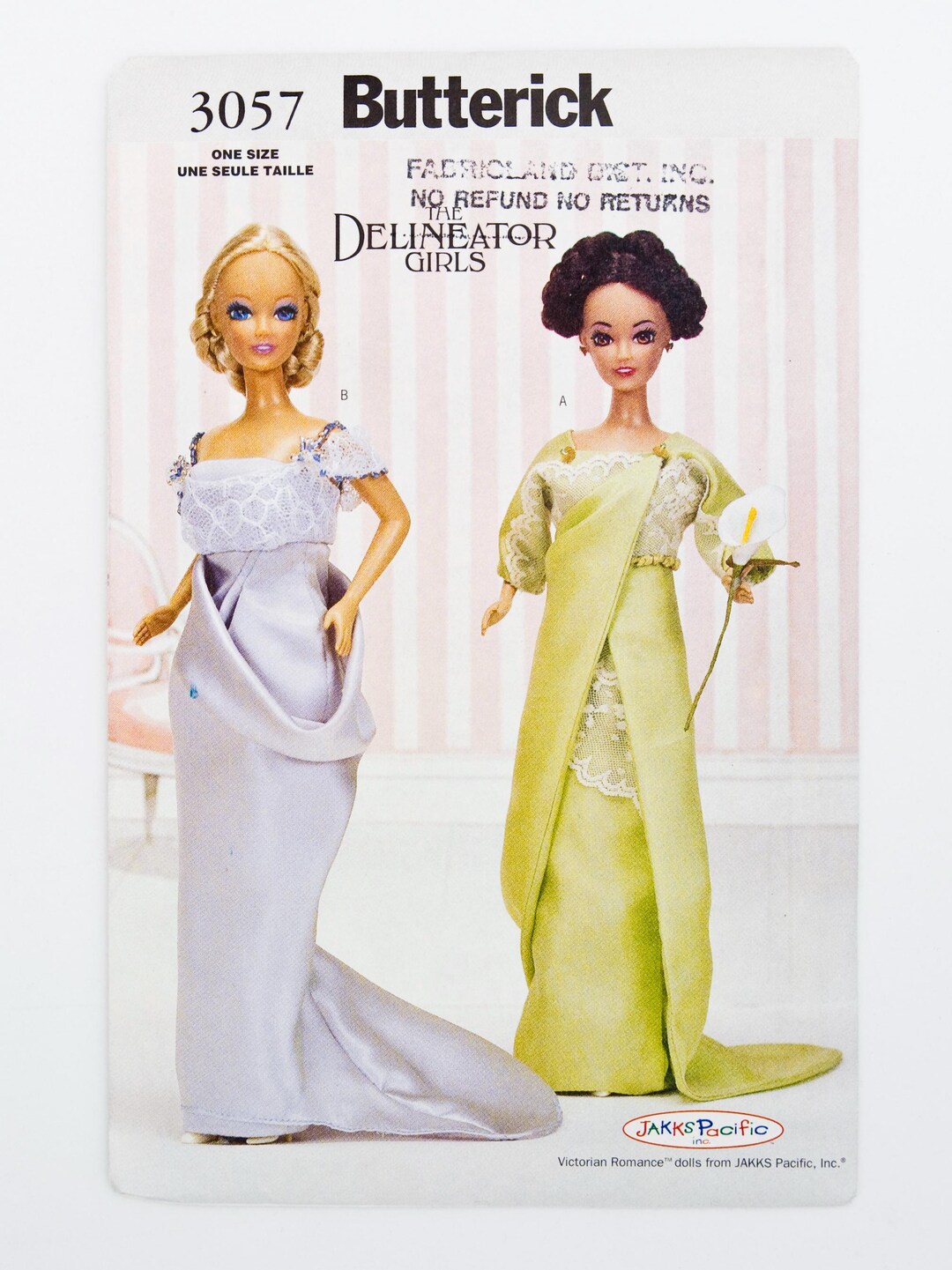 Butterick Crafts Sewing Pattern 3057, Size: 11 1/2 (29cm) Tall Dolls ...