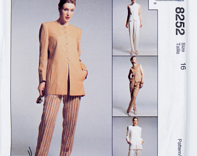 New Look Sewing Pattern 6972, Misses' Jacket, Dress, Vintage Pattern ...