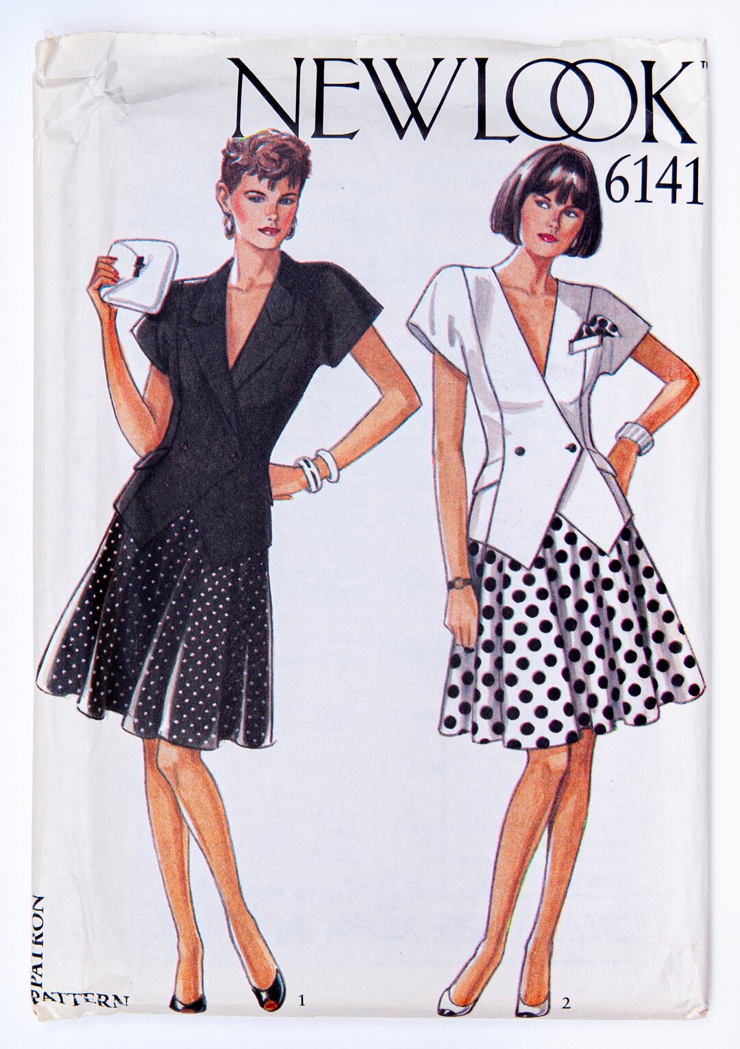 New Look Sewing Pattern 6141, Misses' Jacket, Skirt, Vintage Pattern ...