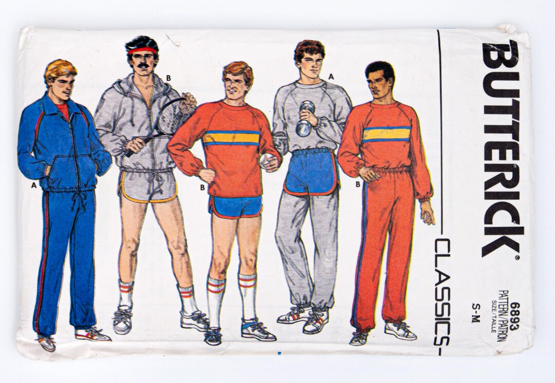 Butterick Sewing Pattern 6893, Men's Jacket, Top, Shorts, Pants ...