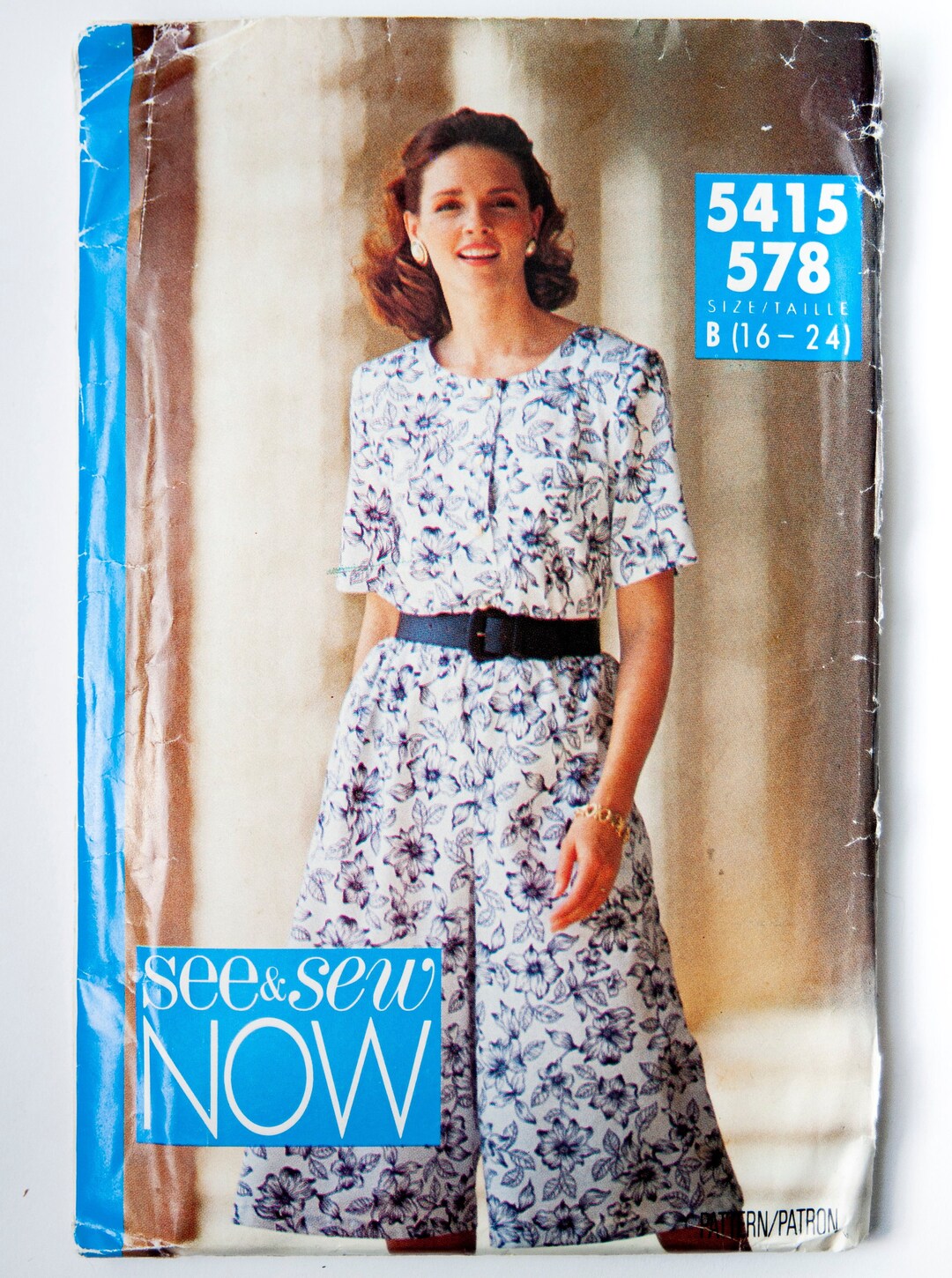See N' Sew Sewing Pattern 5415, Butterick, Easy to Sew, Vintage Pattern ...