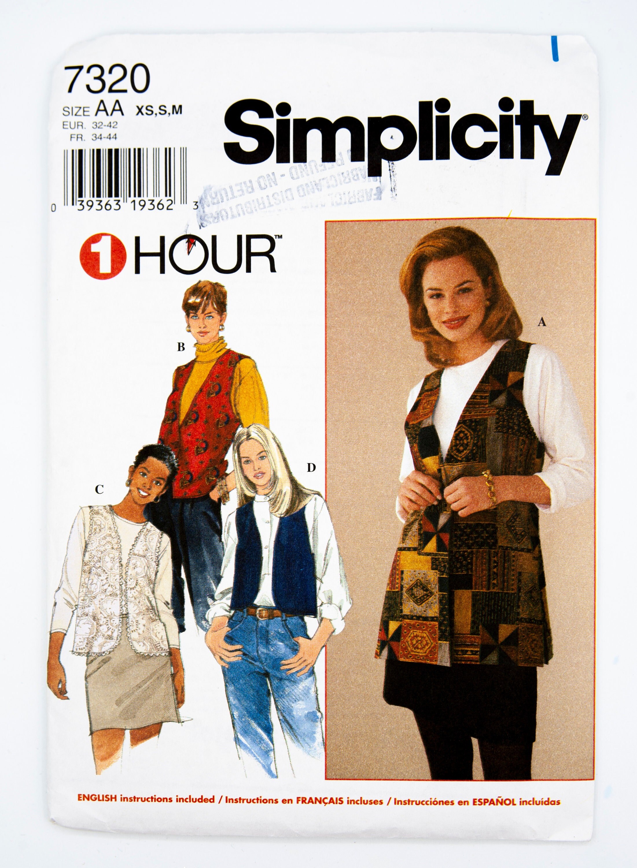 Sewing Sewing & Fiber Size 6-16 Uncut New Look 6489 Sewing Pattern Tops ...