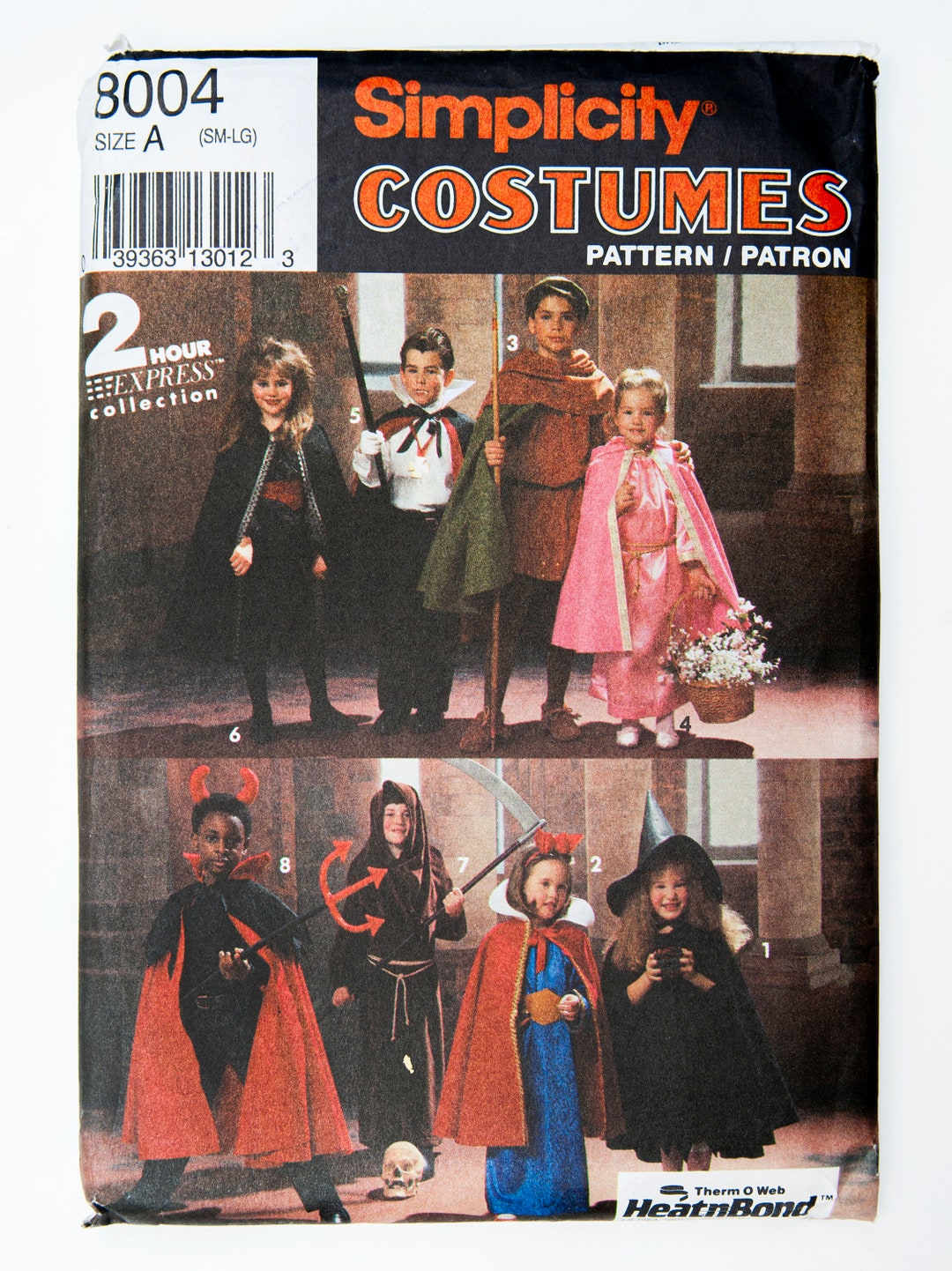 Simplicity Costumes Sewing Pattern 8004, Devil Witch Princess Wizard ...