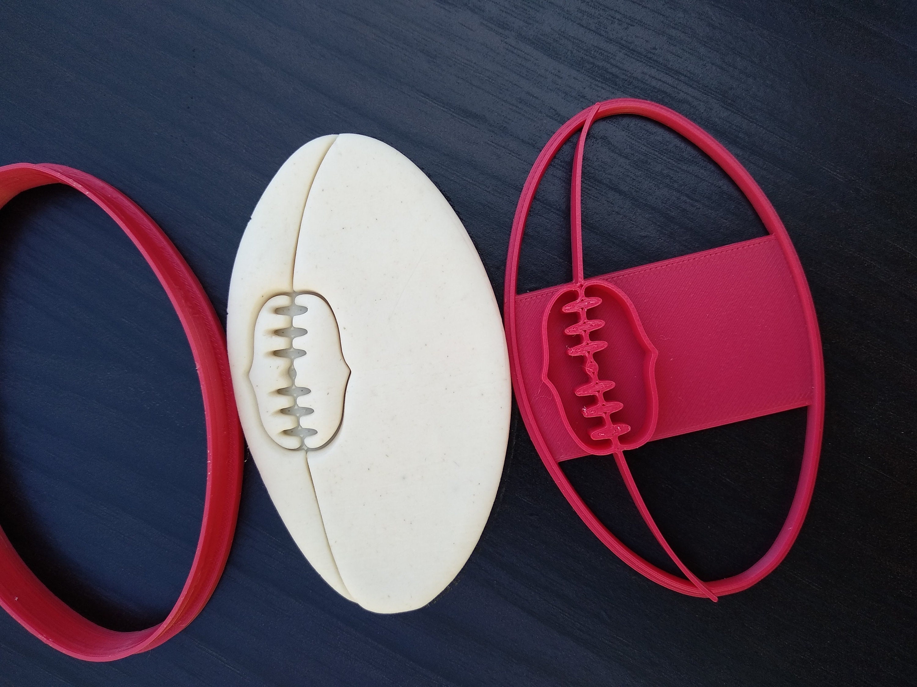AFL Footy Football Sherrin Cookie Cutter and Fondant Embosser | Etsy ...