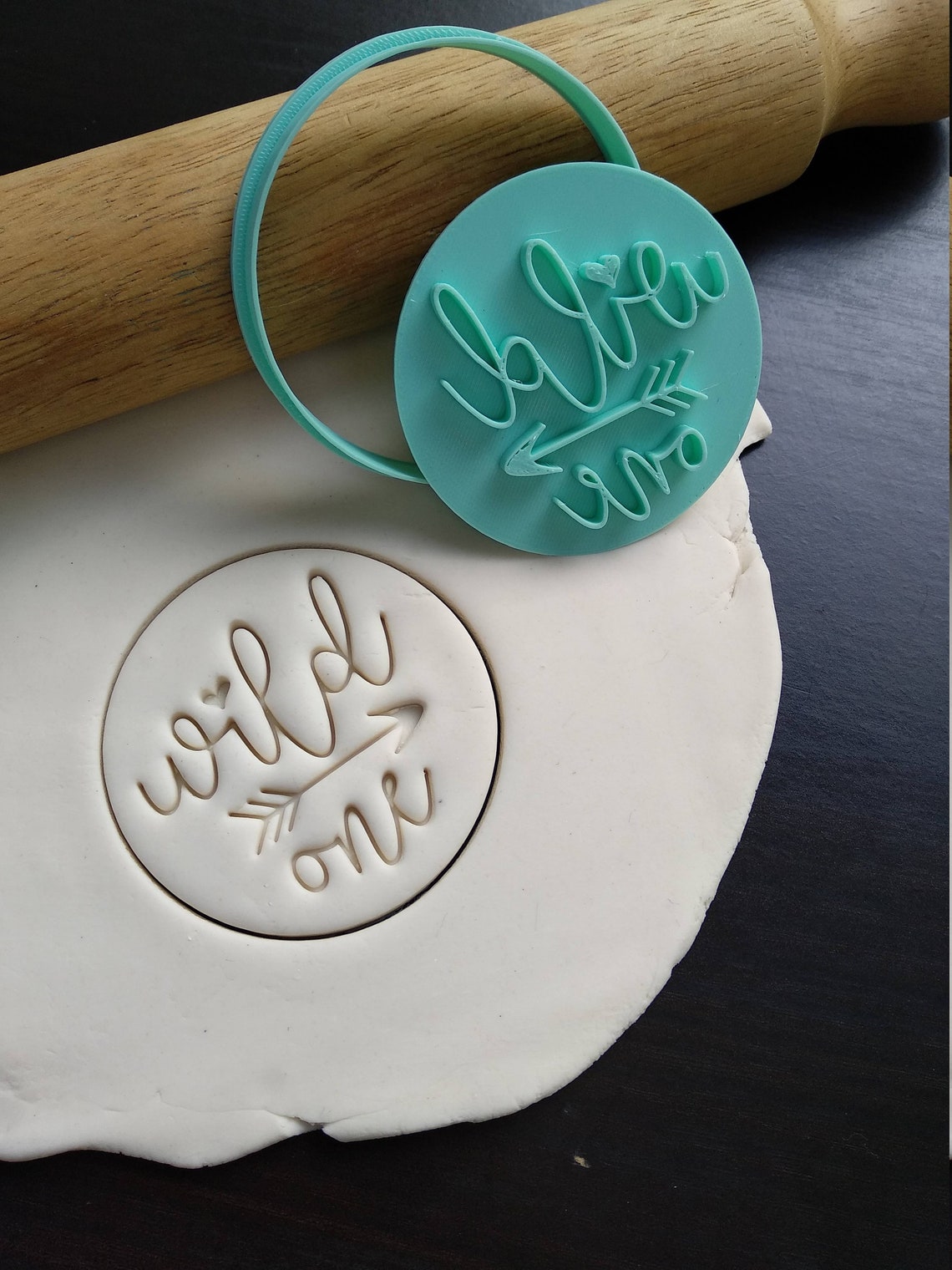 Wild One Cookie Fondant Embosser Stamp and Cutter Birthday | Etsy