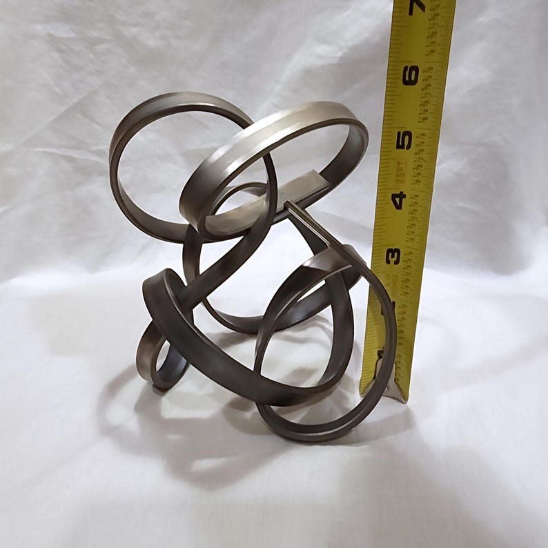 Steel Sculpture - Tangled Loops - Etsy