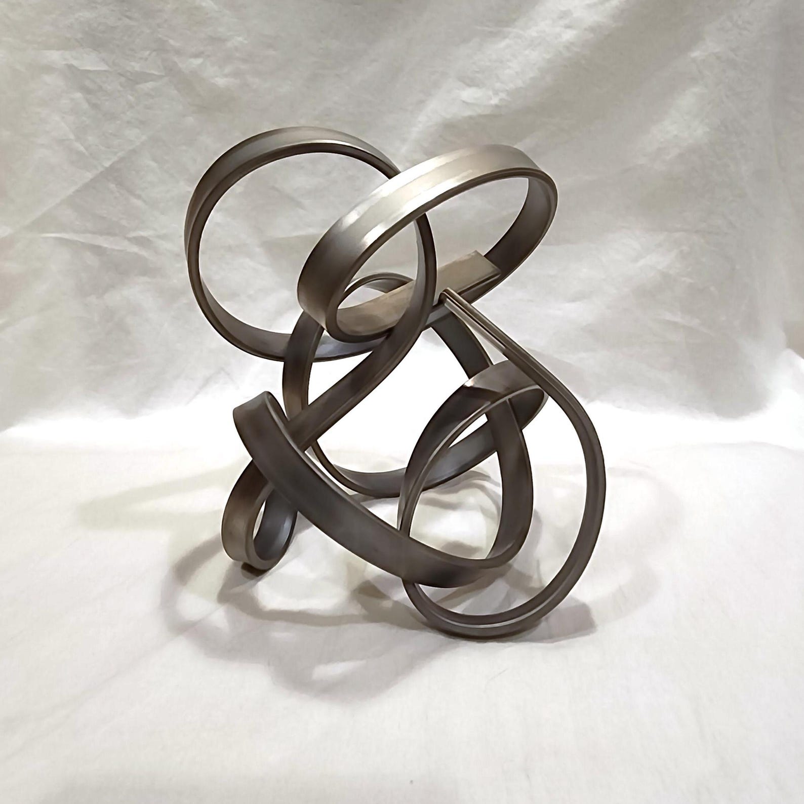 Steel Sculpture - Tangled Loops - Etsy
