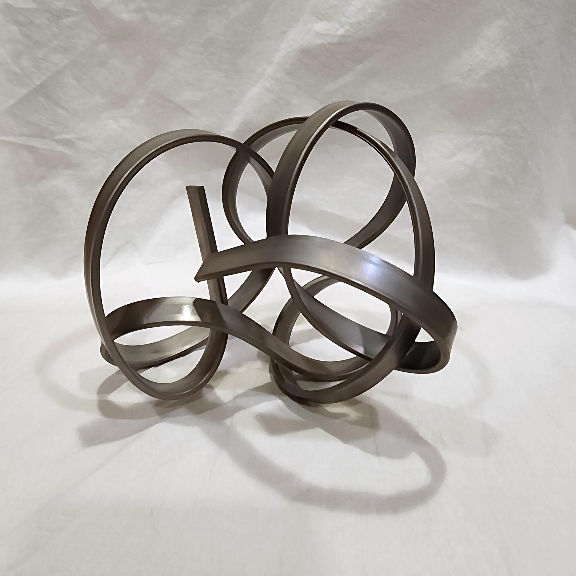 Steel Sculpture - Tangled Loops - Etsy