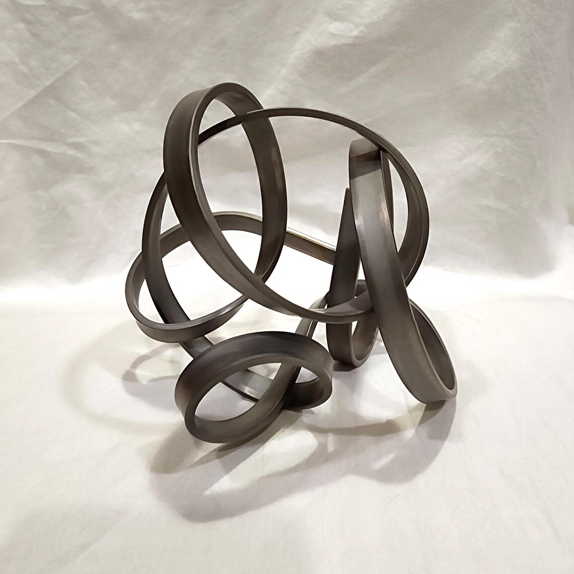 Steel Sculpture - Tangled Loops - Etsy