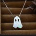 Ghost Opal Necklace, Fire Opal Specter Necklace, White and Black Opal ...