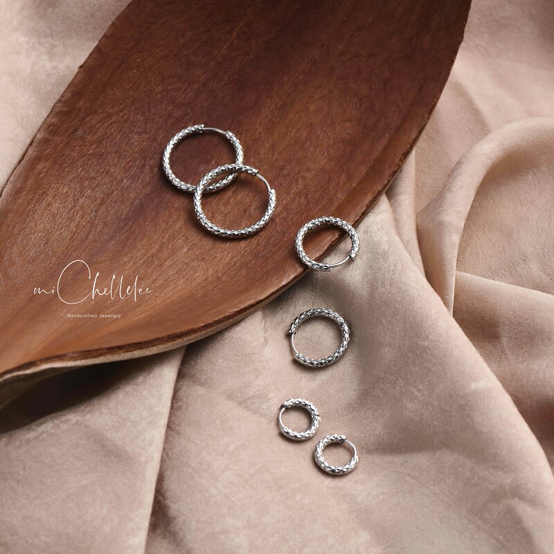 Stainless Steel Hoops - Etsy