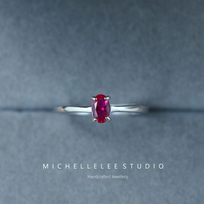 July Birthstone Ring - Etsy