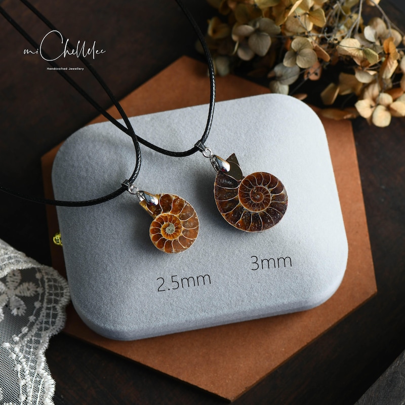 Ammonite Pendants Gold - Etsy UK