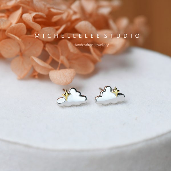 Rain Cloud Earrings - Etsy