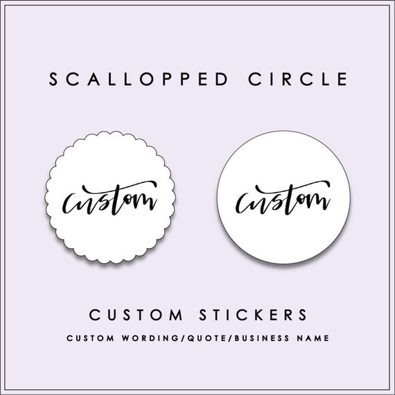 Personalized Custom Stickers Envelope Seals Happy Mail Labels | Etsy