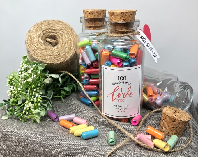Personalized Love Pills, Secret Love Messages, 100 Reasons I Love You ...