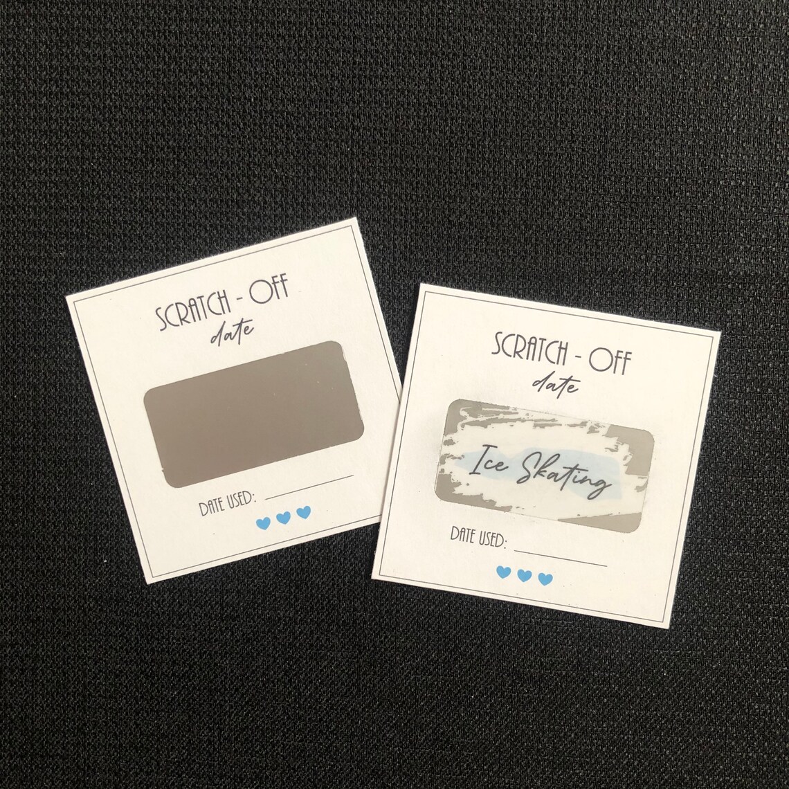 52 Date Cards a Year of Dates Scratch off Romantic Date Ideas | Etsy