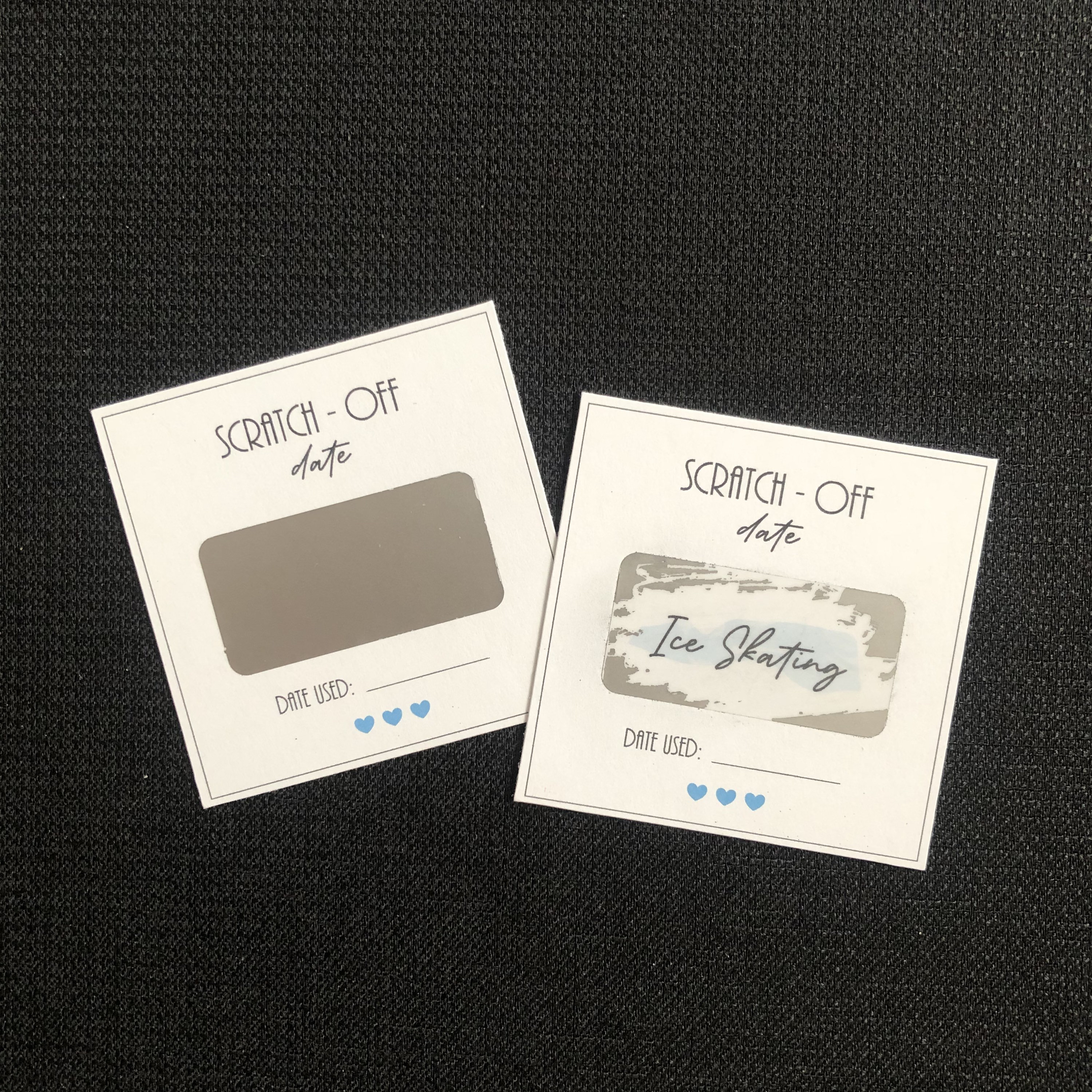 52 Date Cards a Year of Dates Scratch off Romantic Date Ideas | Etsy