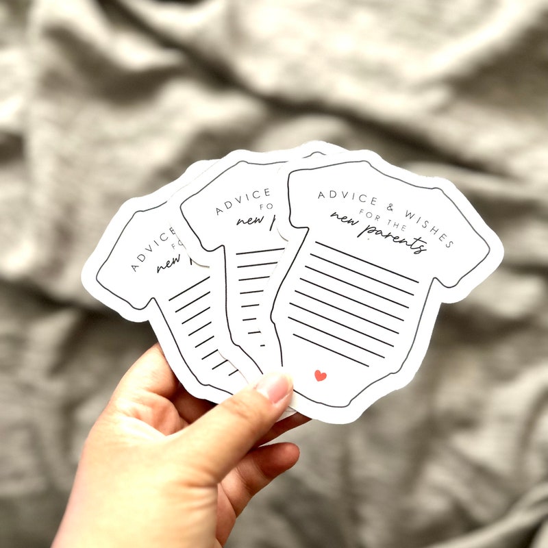 New Mom Advice Card - Etsy