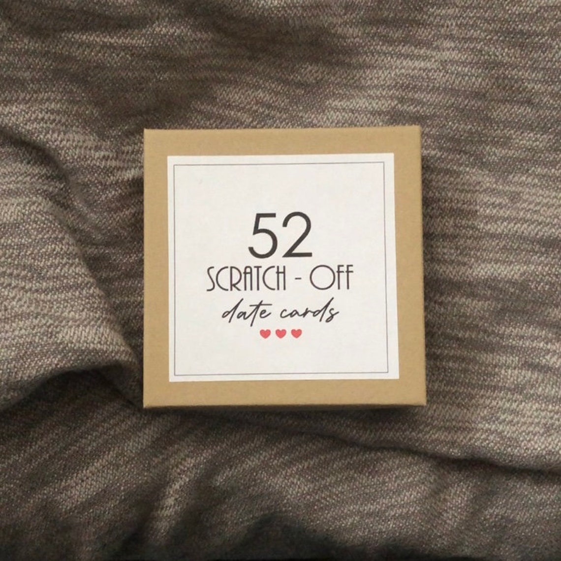 52 Date Cards a Year of Dates Scratch off Romantic Date Ideas | Etsy