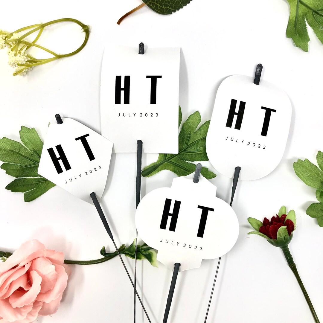 Wedding Sparkler Tags Wedding Favors Initials Monogram Sparkler Sendoff ...