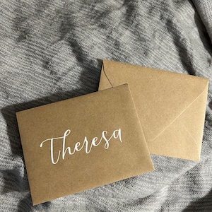 Custom Handwritten Envelope Personalized Greeting Card Envelope for All ...