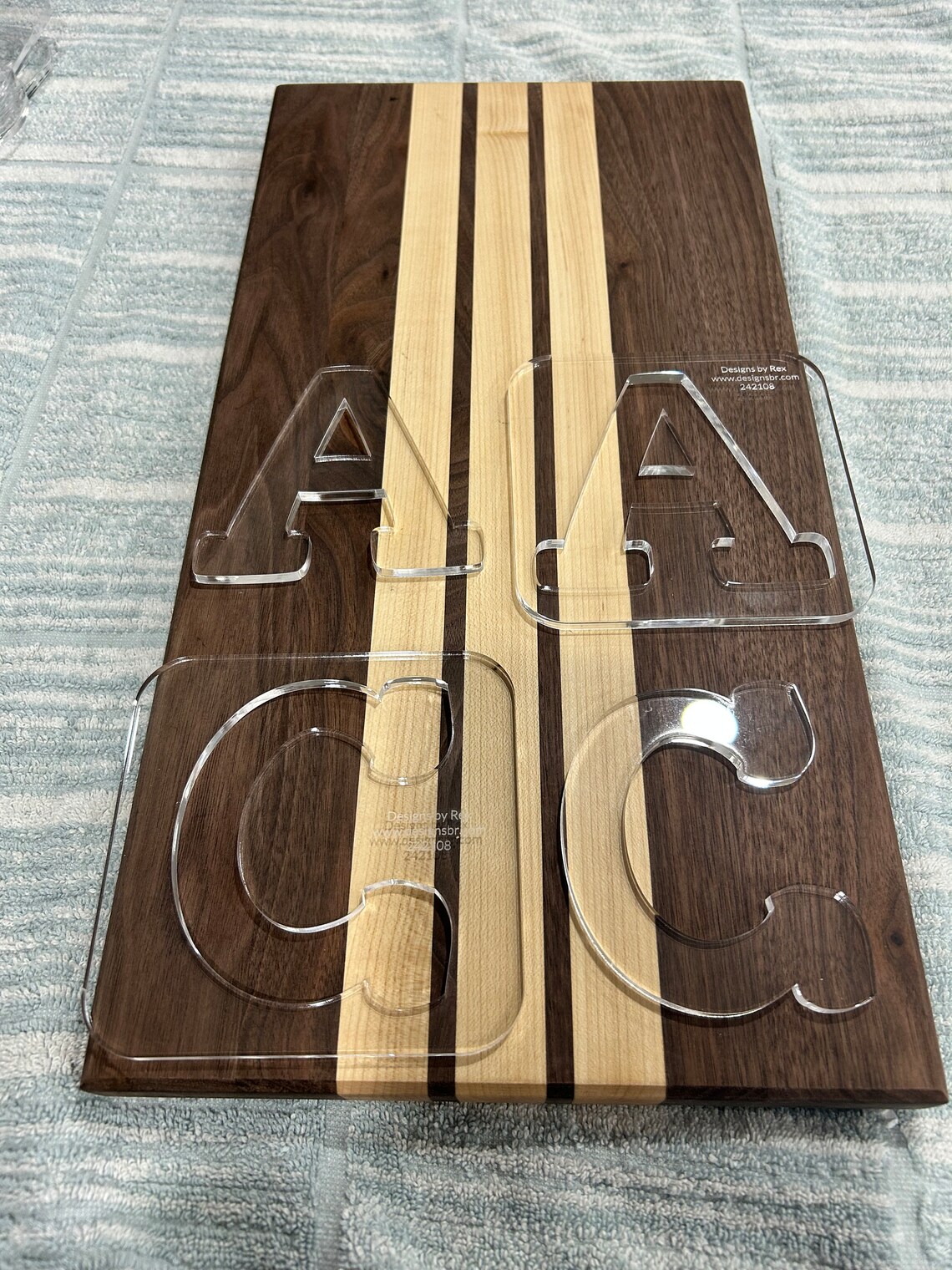 Letter Router Templates (clear Acrylic) for Woodworking and DIY ...