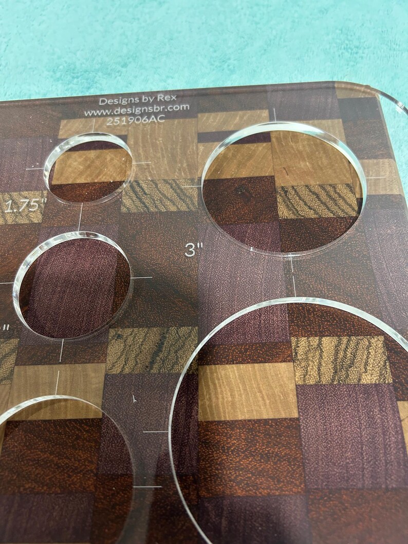 Circle Router Templates (clear Acrylic) Circle Jig Router Templates ...