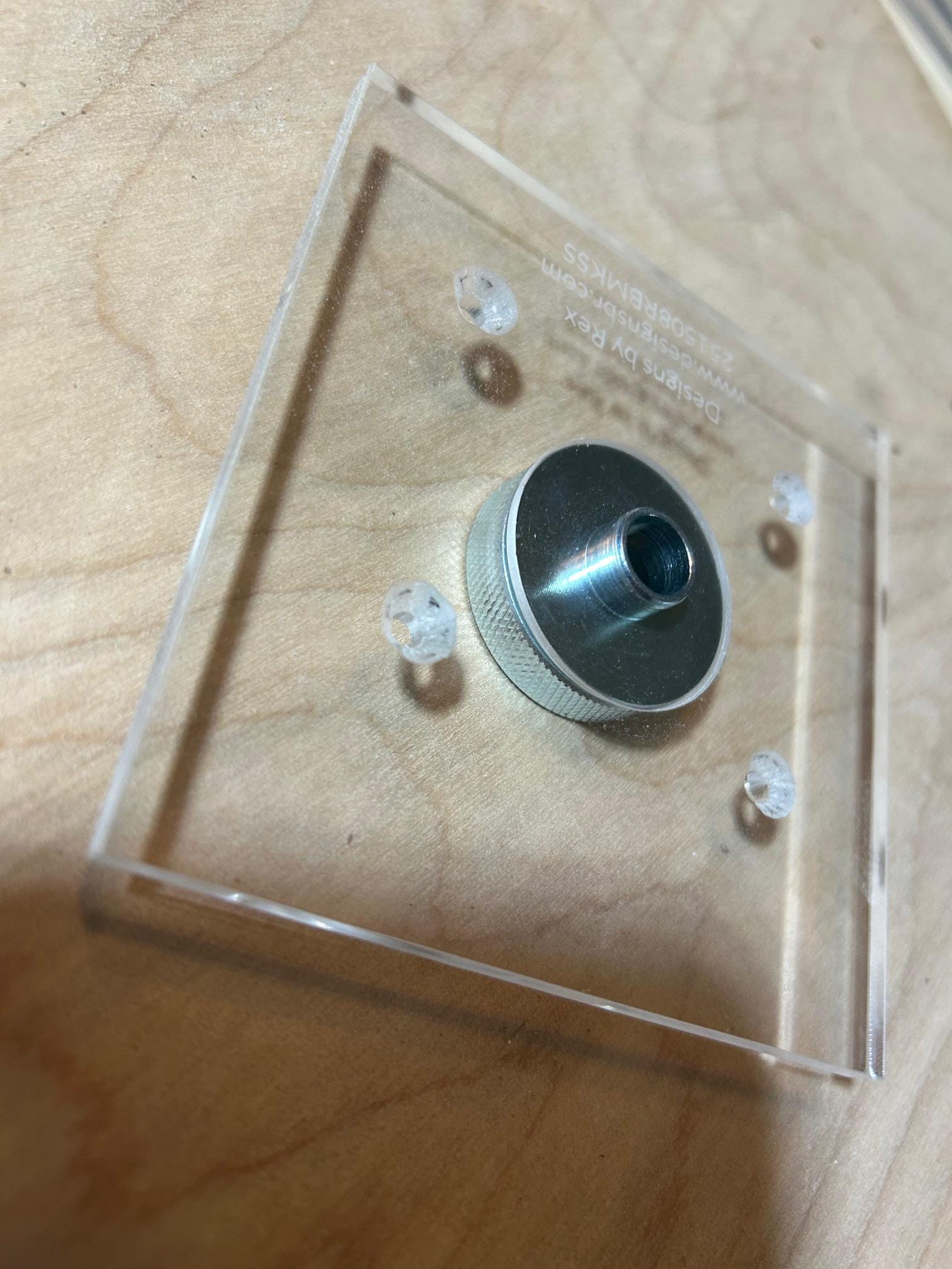 Acrylic Router Base Plates for Makita Palm Router 3 Shapes, 3 Sizes, 3/ ...