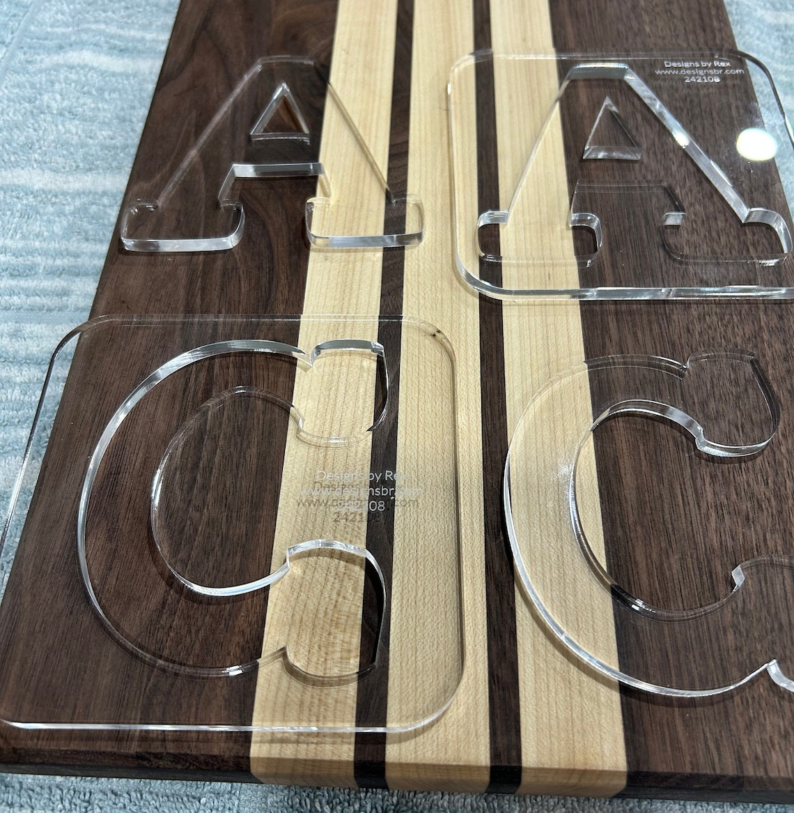 Letter Router Templates (clear Acrylic) for Woodworking and DIY ...