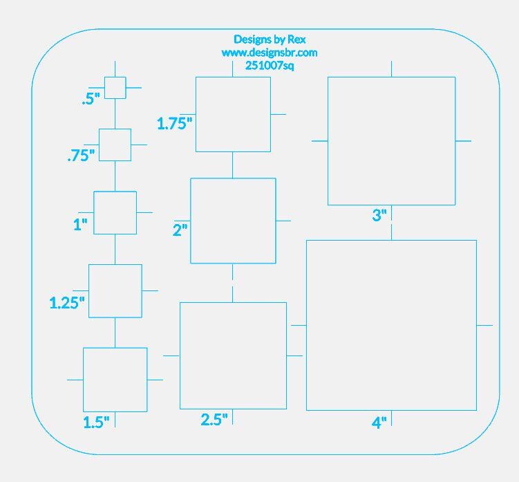 Square Router Templates (clear Acrylic) Square Jig Router Templates ...