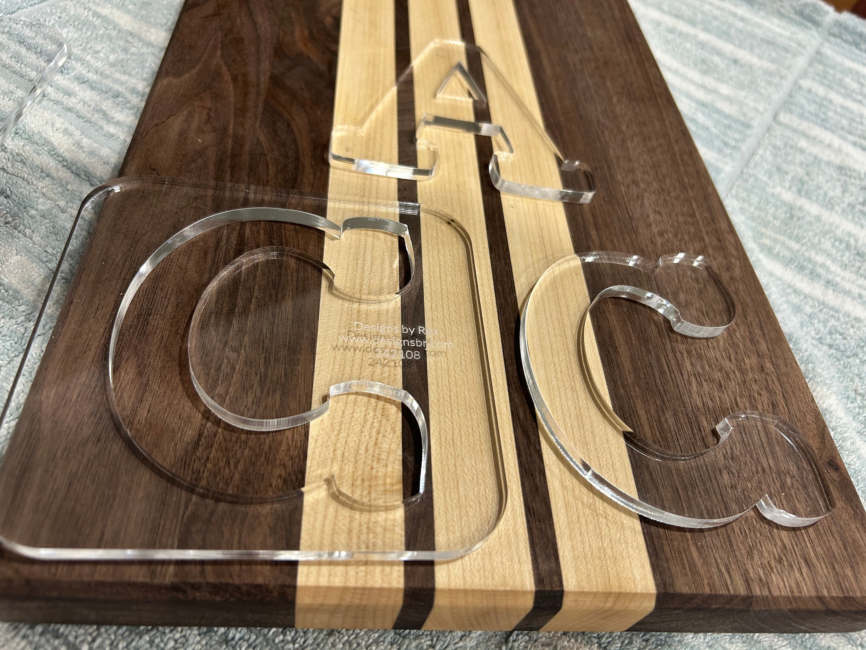 Letter Router Templates (clear Acrylic) for Woodworking and DIY ...