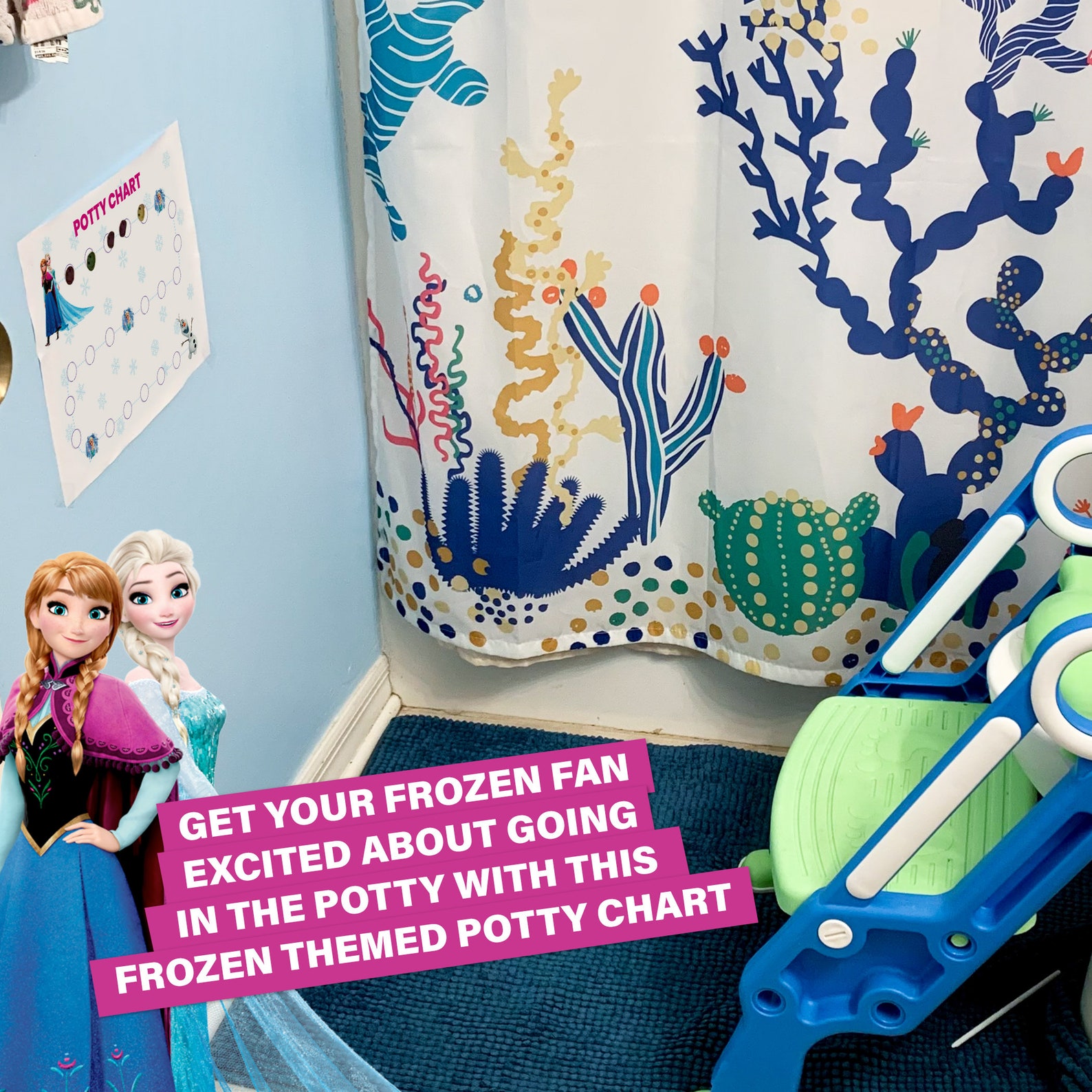 Frozen Potty Chart / Anna / Elsa/ Olaf/ Toddler / Potty Training - Etsy